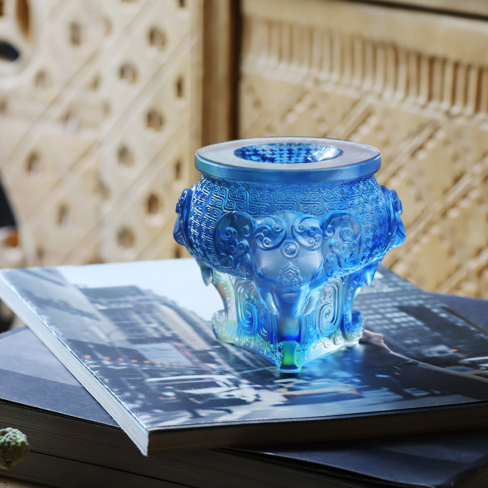 LIULI Crystal Art Crystal Chinese Vessel, "Unity" – Lawrence & Scott