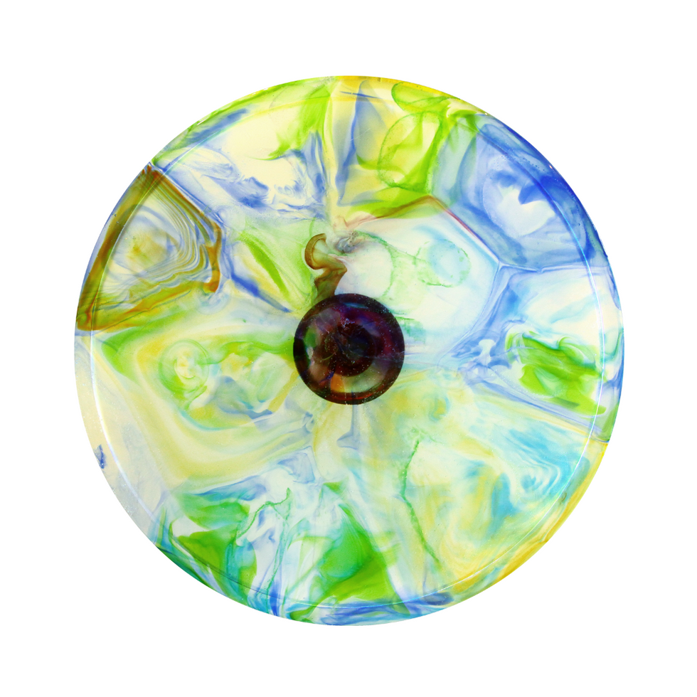 LIULI Crystal Art Coffee Table, End Table, "Cycle" – Lawrence & Scott