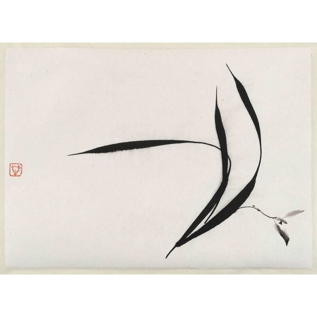 "Flower for my Lady" Sumi-E Painting by Ayan Rivera – Lawrence & Scott