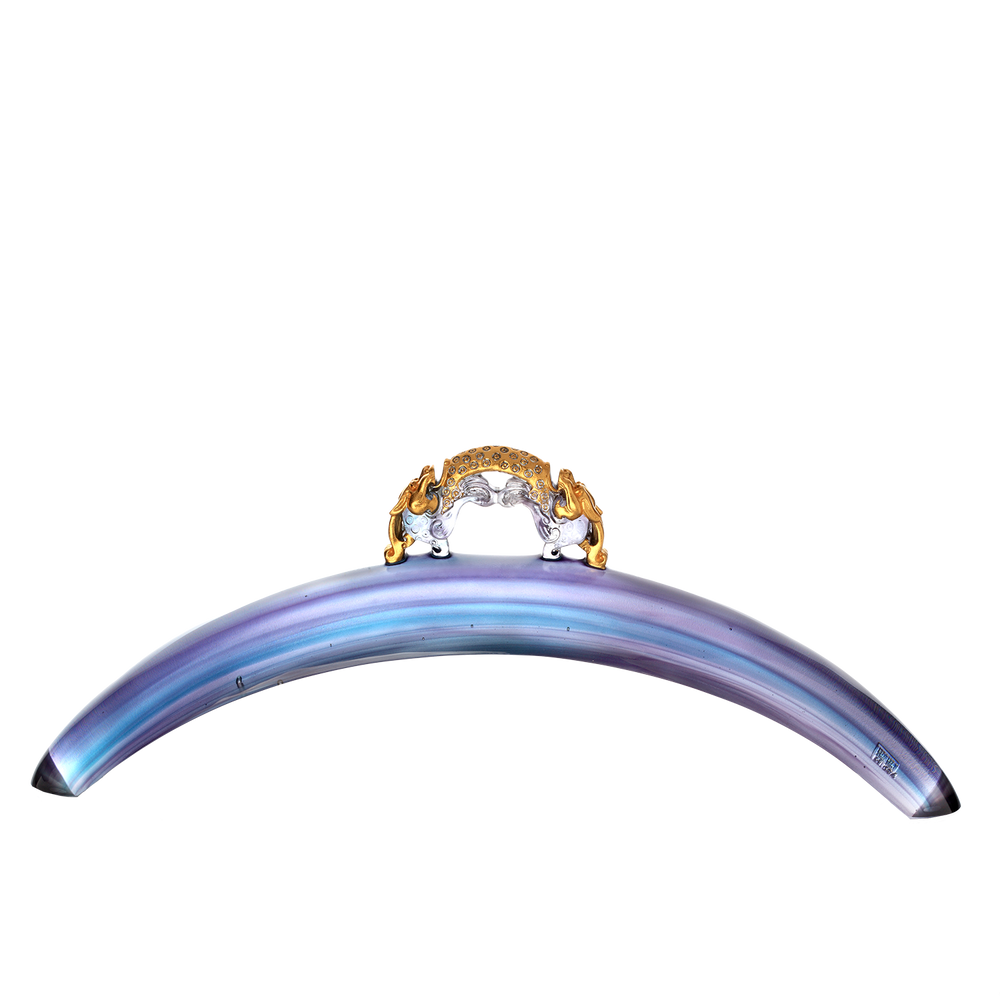 LIULI Crystal Mythical Creature, "Designate Me" in Royal Purple ...