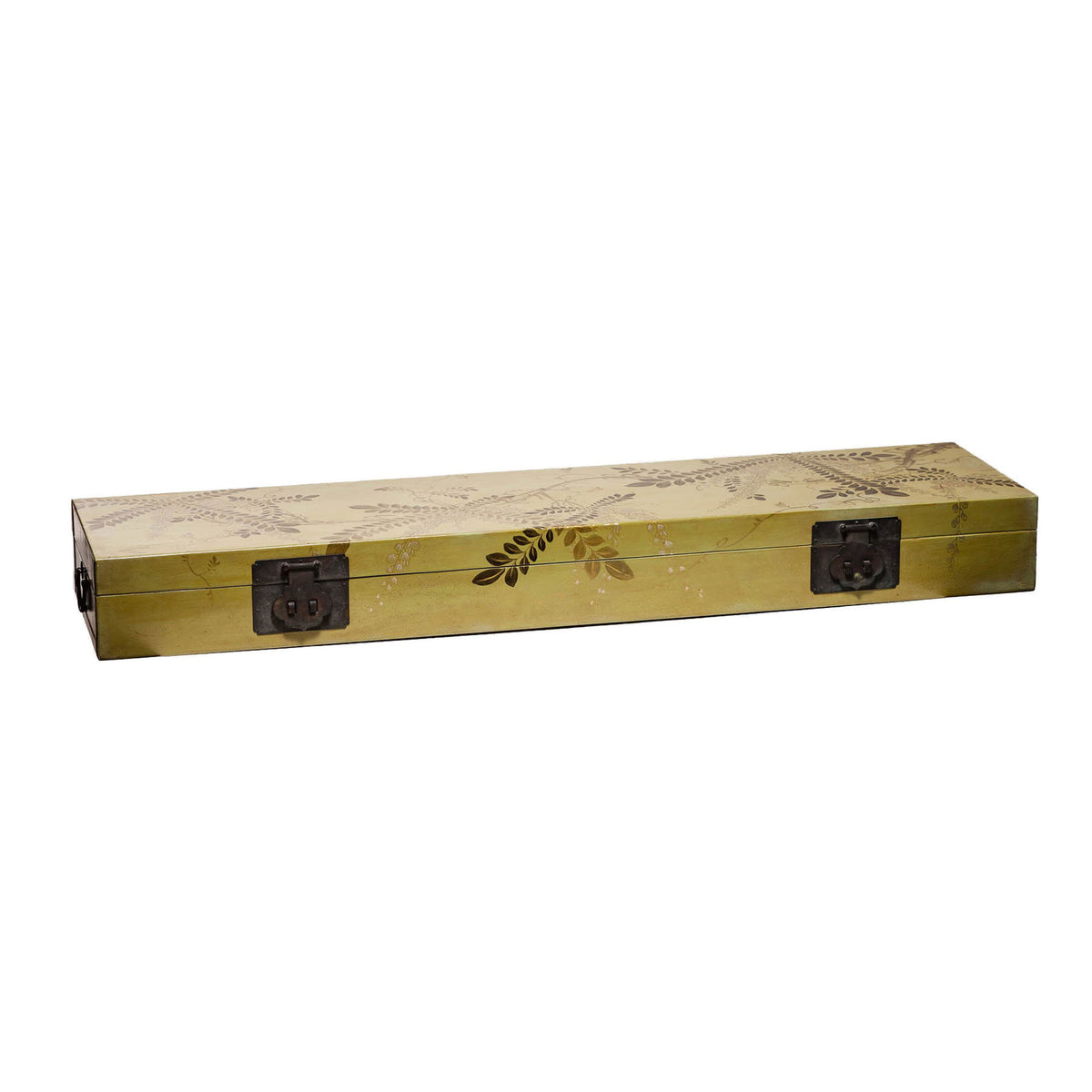 Tea Leaf Green Vitality Leather Box (48") With Full Hardware – Lawrence ...